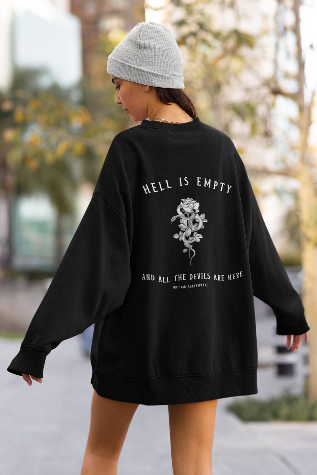 Shakespeare Sweatshirt Goblincore Crewneck Fairy Grunge Goth Sweater ...