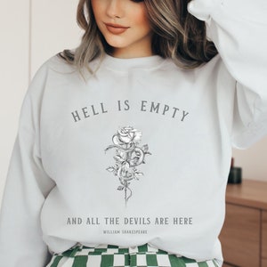 Shakespeare Sweatshirt Snake Sweater Emo Clothes Goth Sweater ...