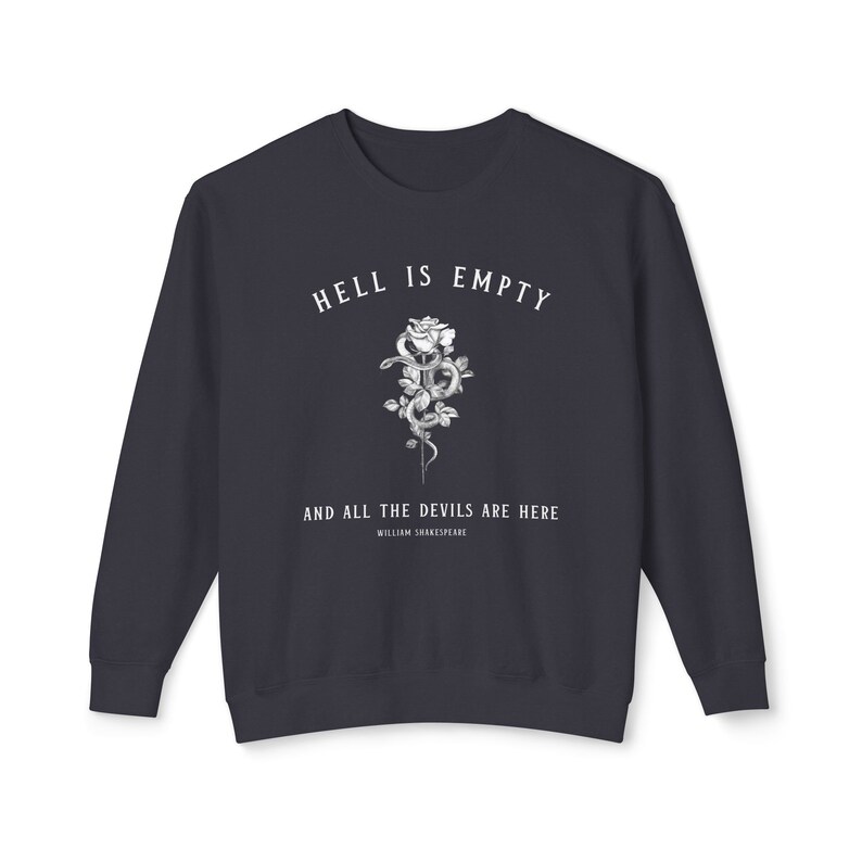 Shakespeare Sweatshirt Goblincore Crewneck Fairy Grunge Goth Sweater ...