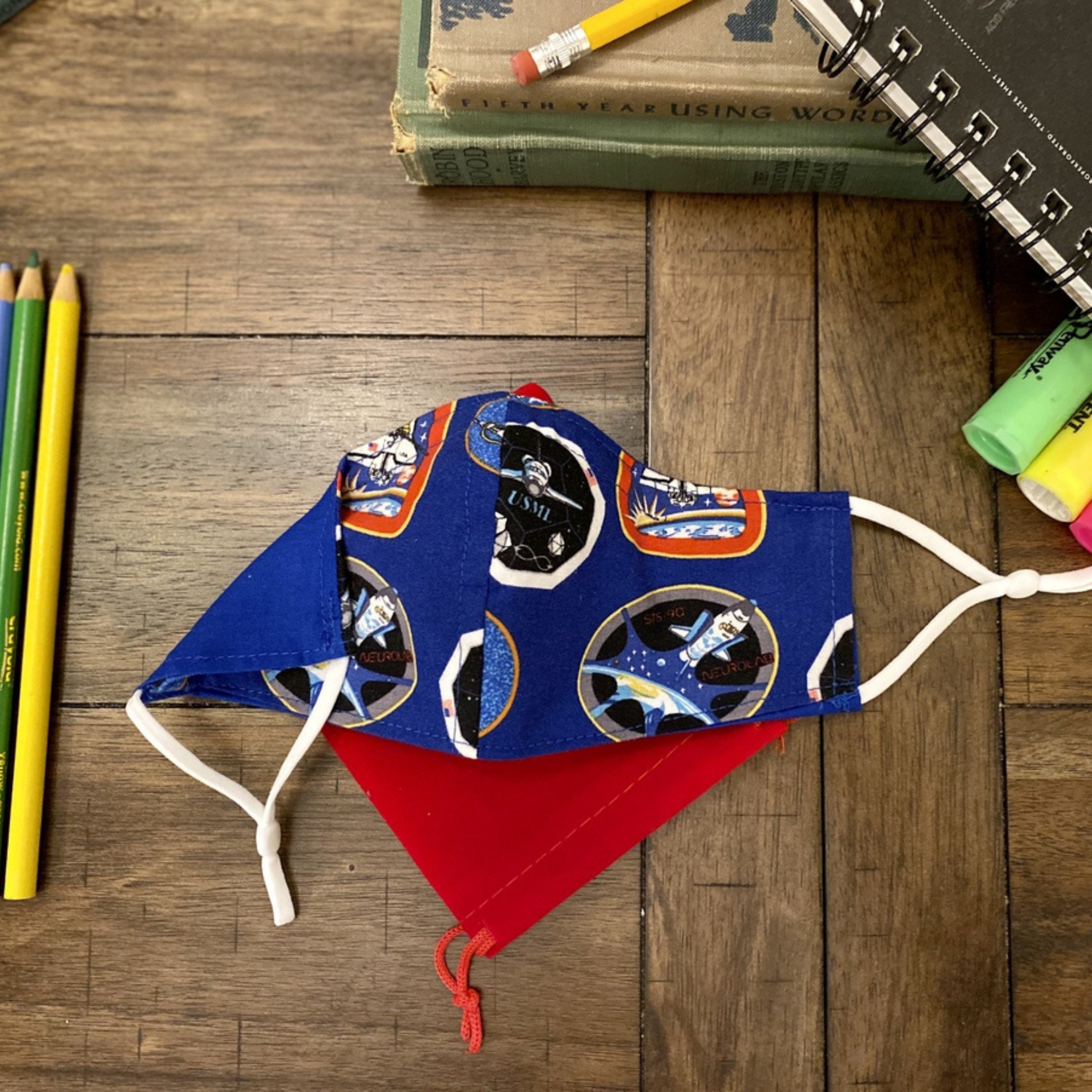 Kids Spaceship Rocket Mask Astronaut Science Kid Face Mask | Etsy