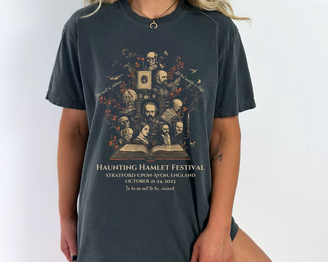 Shakespeare T Shirt Literature Shirt Dark Academia Clothing Theater ...