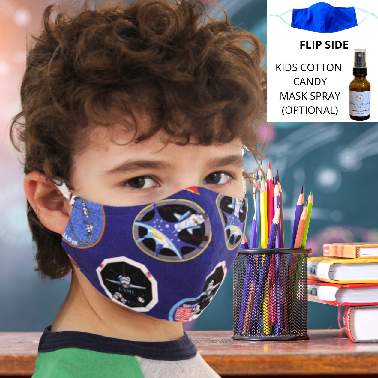 Kids Spaceship Rocket Mask Astronaut Science Kid Face Mask - Etsy UK