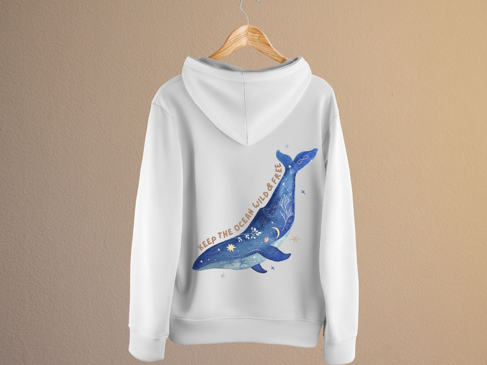 Orca Whale Hoodie Manatee Shirt Watercolor Whale Aesthetic Whales ...