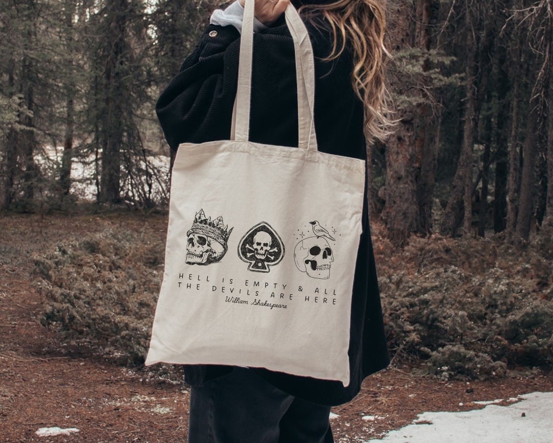 Shakespeare Tote Bag Goblincore Totebag Fairy Grunge Goth Tote Bag ...