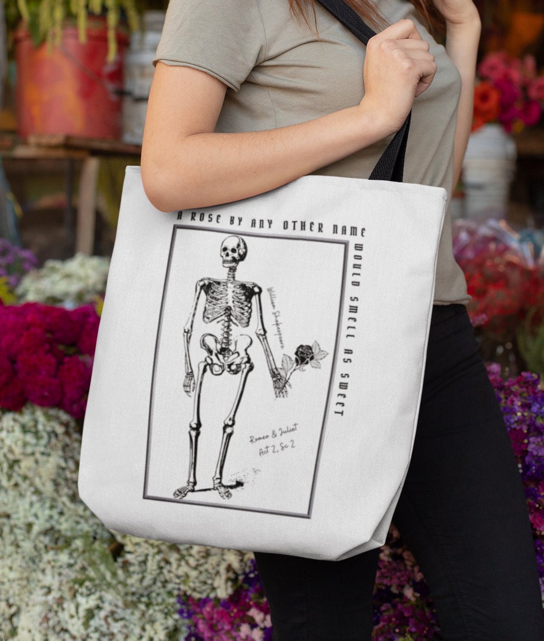 Romeo and Juliet Dark Academia Tote Bag Shakespeare Gifts Literary Tote ...