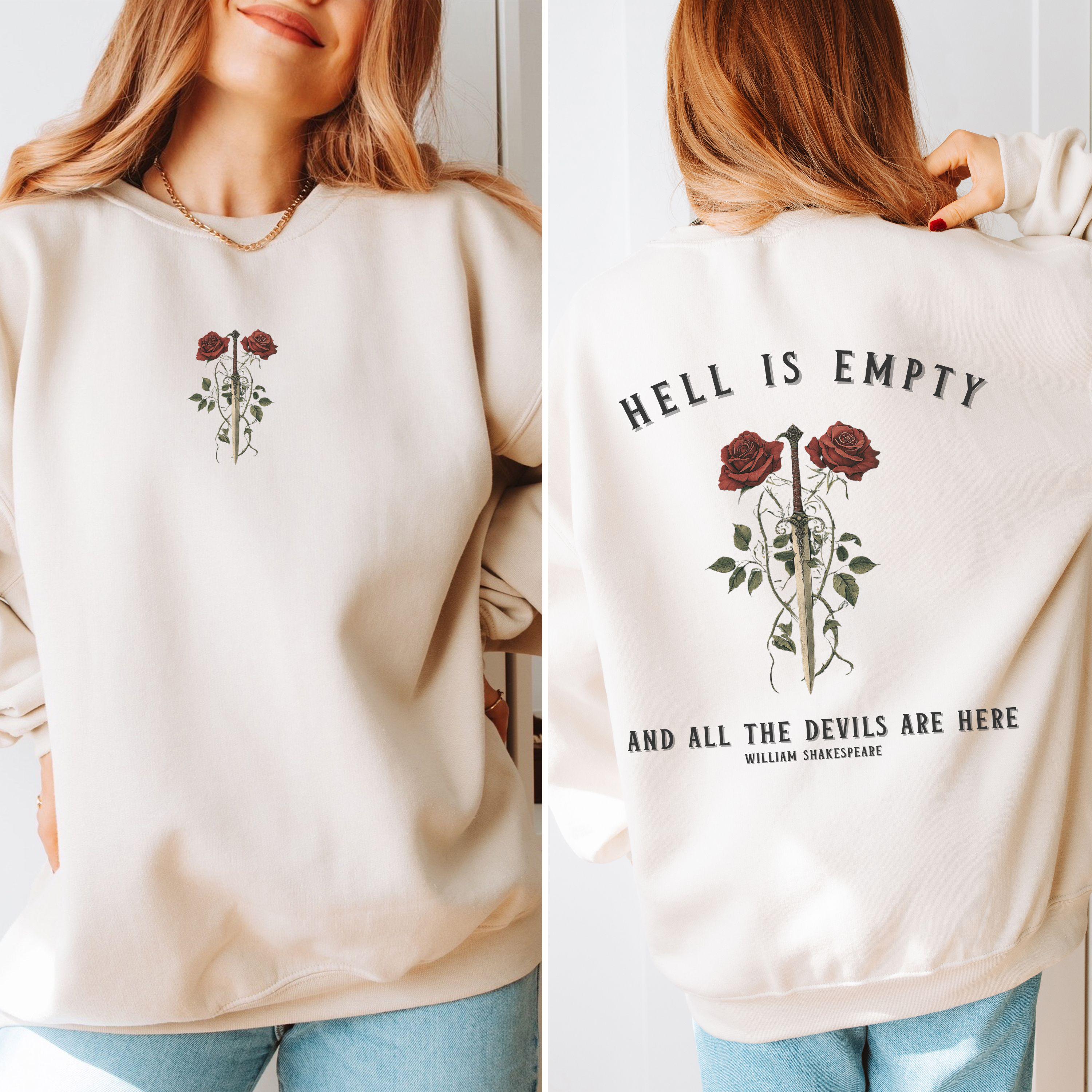 Dark Academia Clothing Grandpacore Shakespeare Sweatshirt Goblincore ...