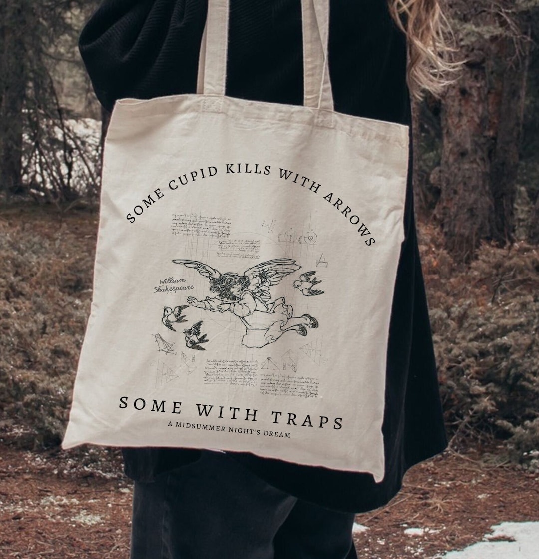 A Midsummer Nights Dream Shakespeare Tote Bag Coquette Tote Bag Dark ...