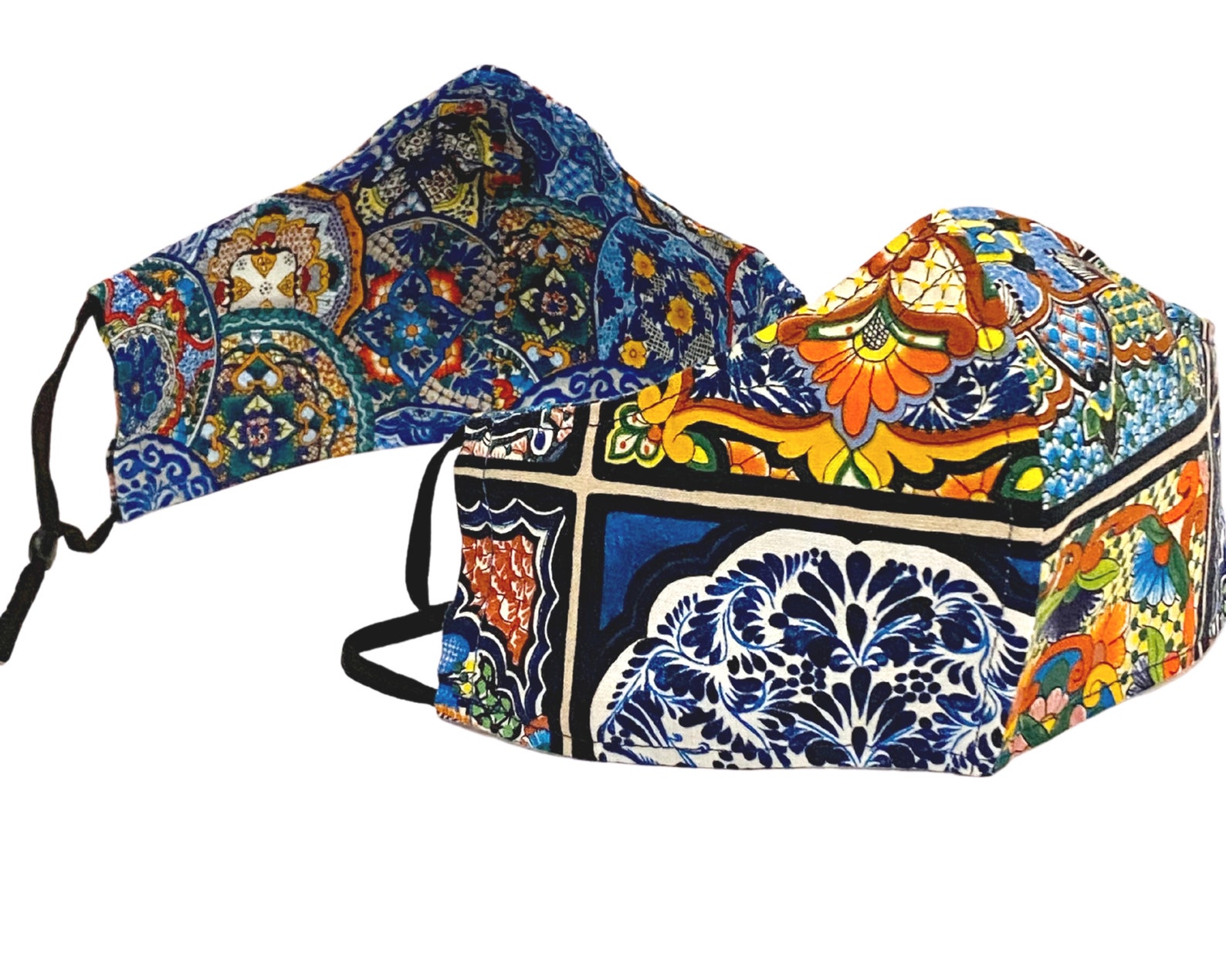 Boho Floral Face Mask Paisley Bohemian Womens Adjustable | Etsy