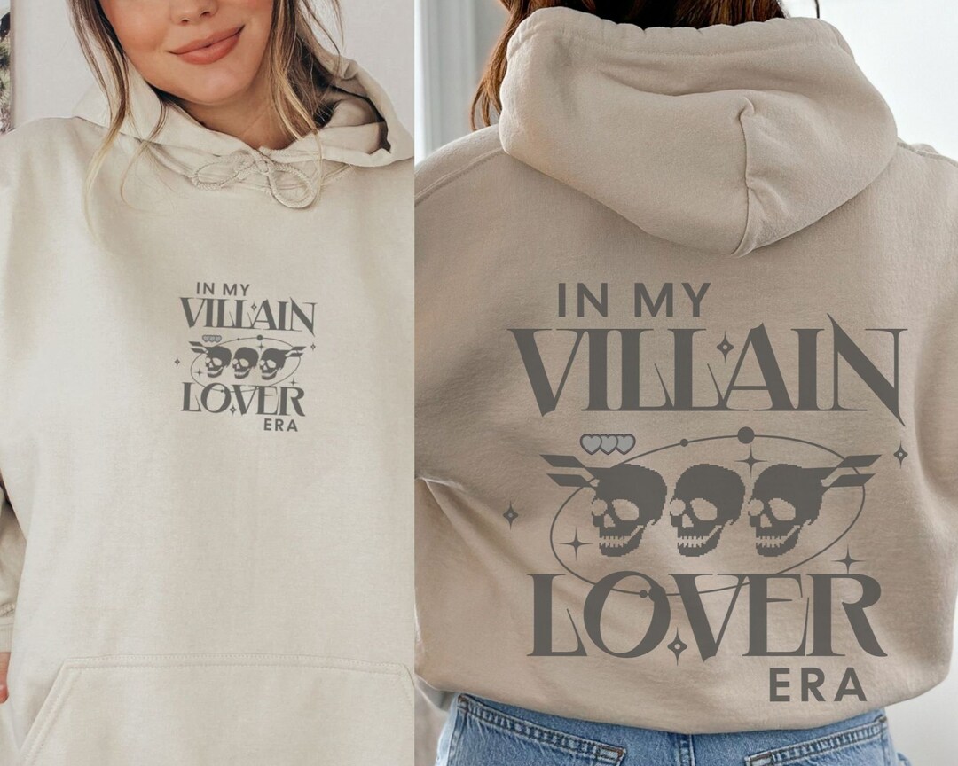 In My Villain Lover Era Sweatshirt Villain Sweatshirt Villain Lover Hoodie Book Lover Gift Dark ...