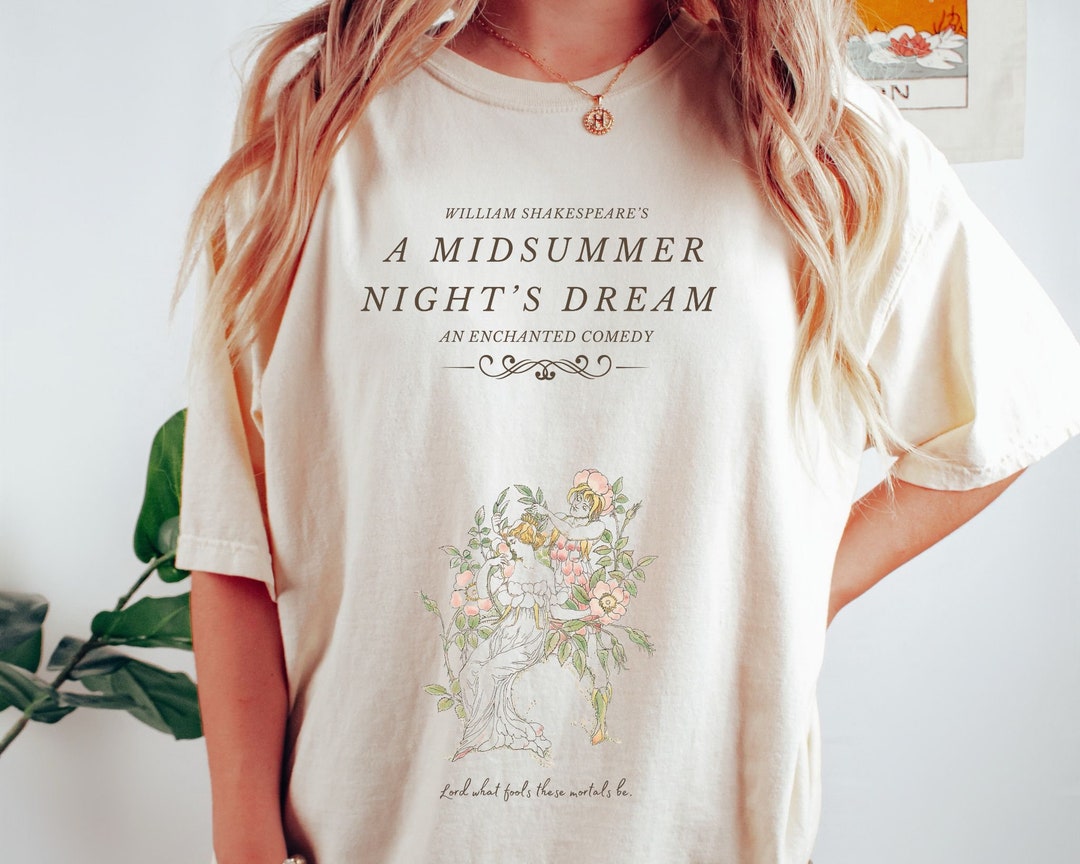 A Midsummer Night's Dream Shirt Shakespeare T Shirt Fairycore Clothing ...