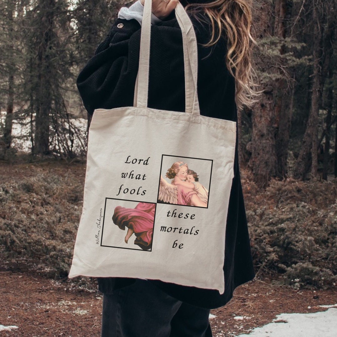 Shakespeare Tote Bag Midsummer Nights Dream Shakespeare Gifts Angelcore ...