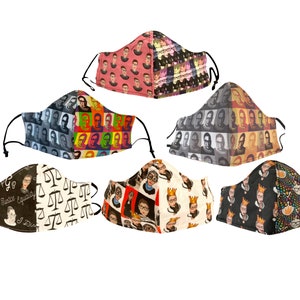 Notorious RBG Face Mask, Dissent Collar, Feminist Facemask With Filter ...