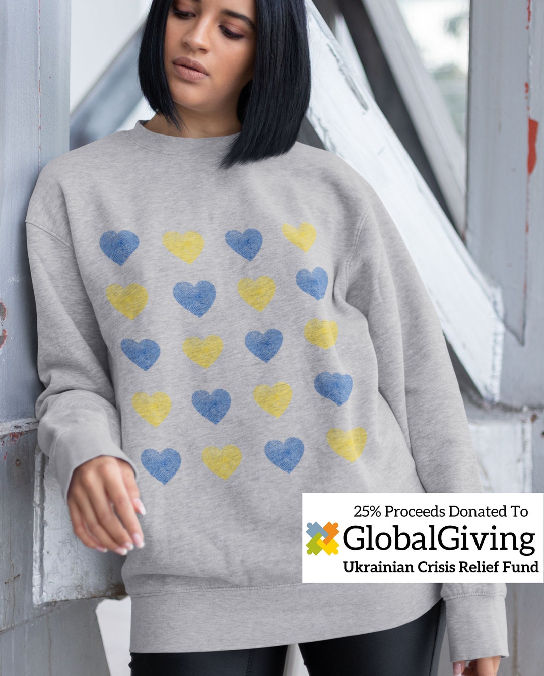 Ukrainian Sweatshirt Ukraine Flag Ukranian Shirt Simple Graphic Shirt ...