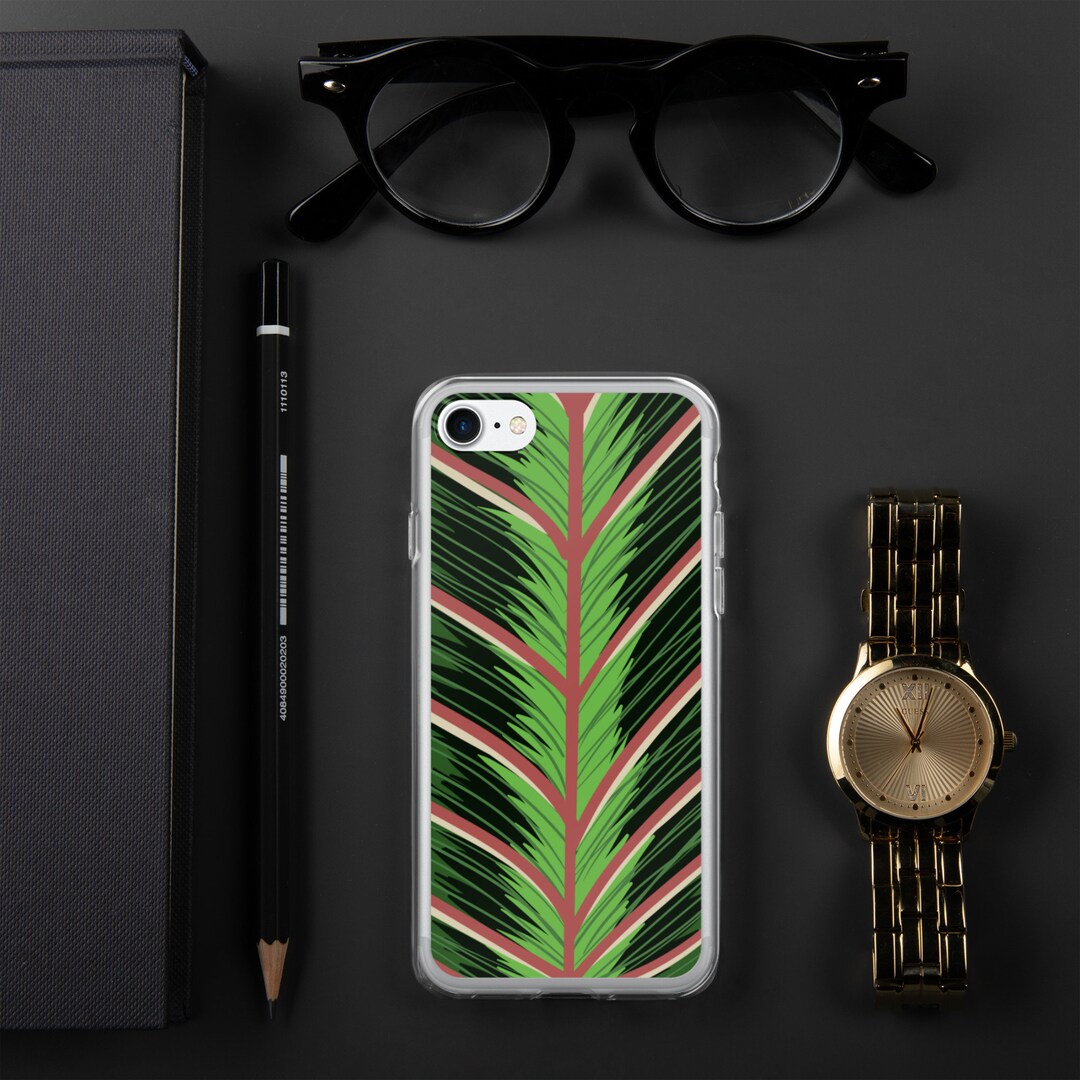 Tropical Palm Leaf iPhone Case, Summer Watercolor Floral Design - Etsy
