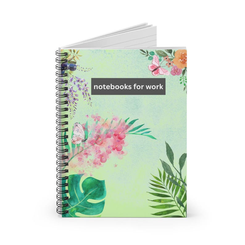 Floral Notebook,simple Everyday Notebook for Writing, Notes, Planning ...