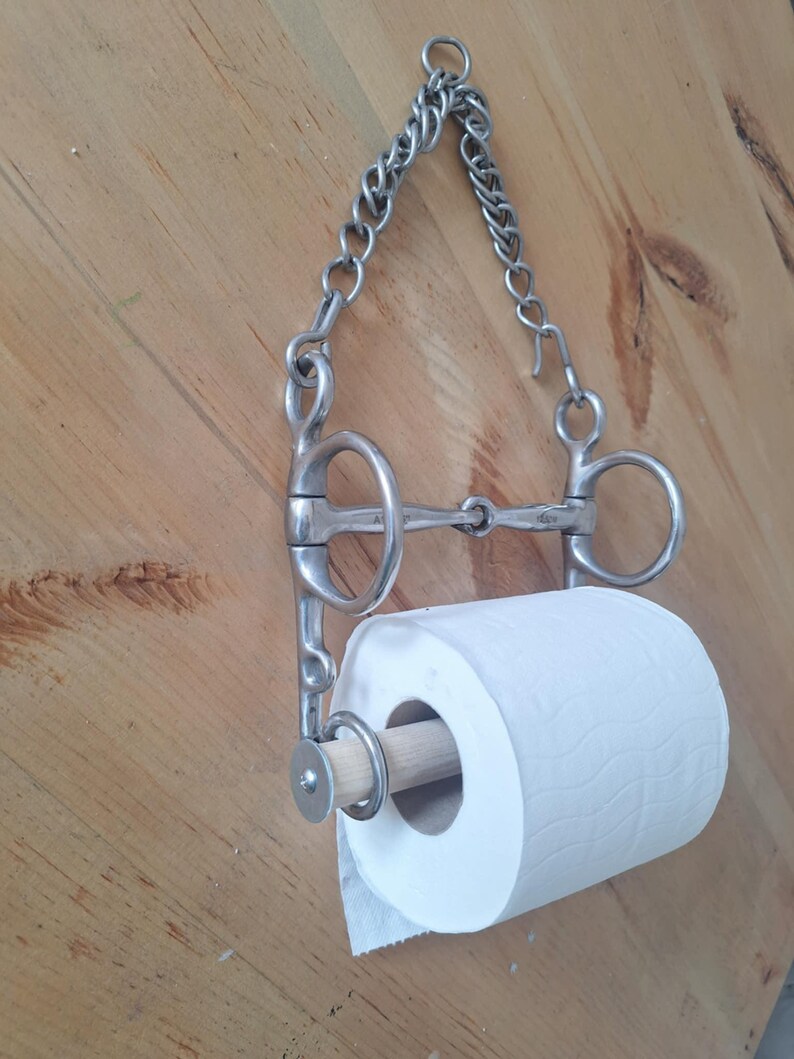Horse Bit Toilet Paper Holder - Jointed Pelham Bit - Etsy