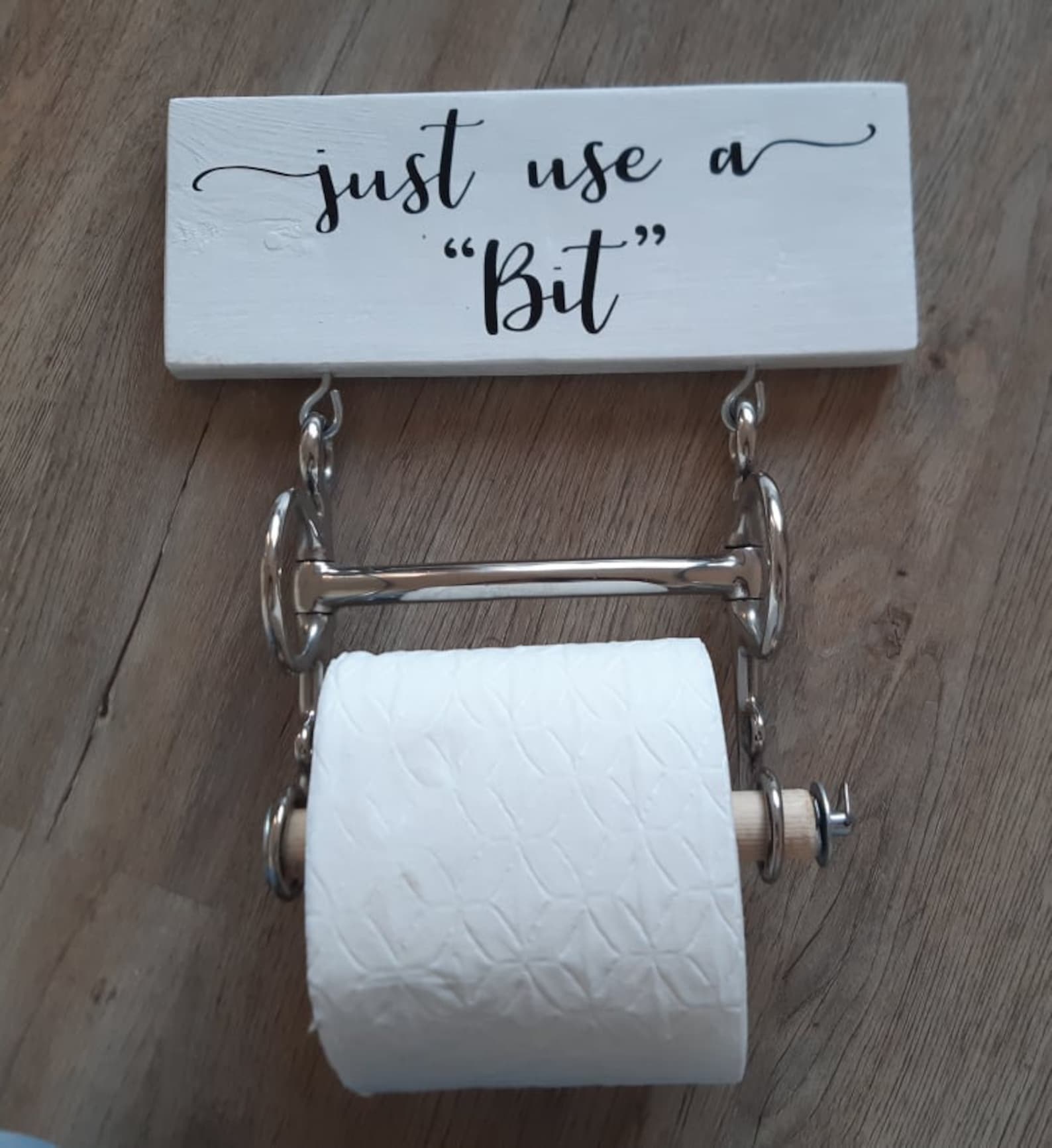 Just Use A Bit Horse Bit Toilet Paper Holder - Etsy