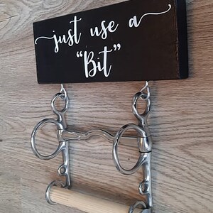 Just Use A Bit Horse Bit Toilet Roll Holder - Ported Pelham Bit - Etsy