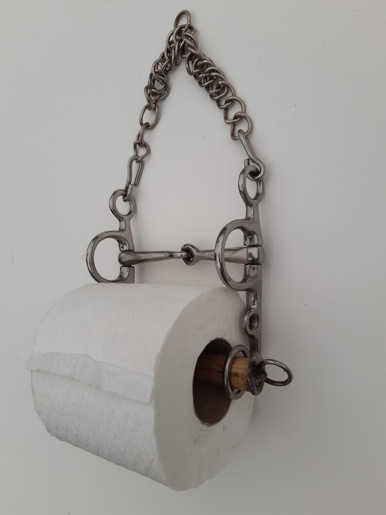 Horse Bit Toilet Paper Holder Jointed Pelham Bit - Etsy UK