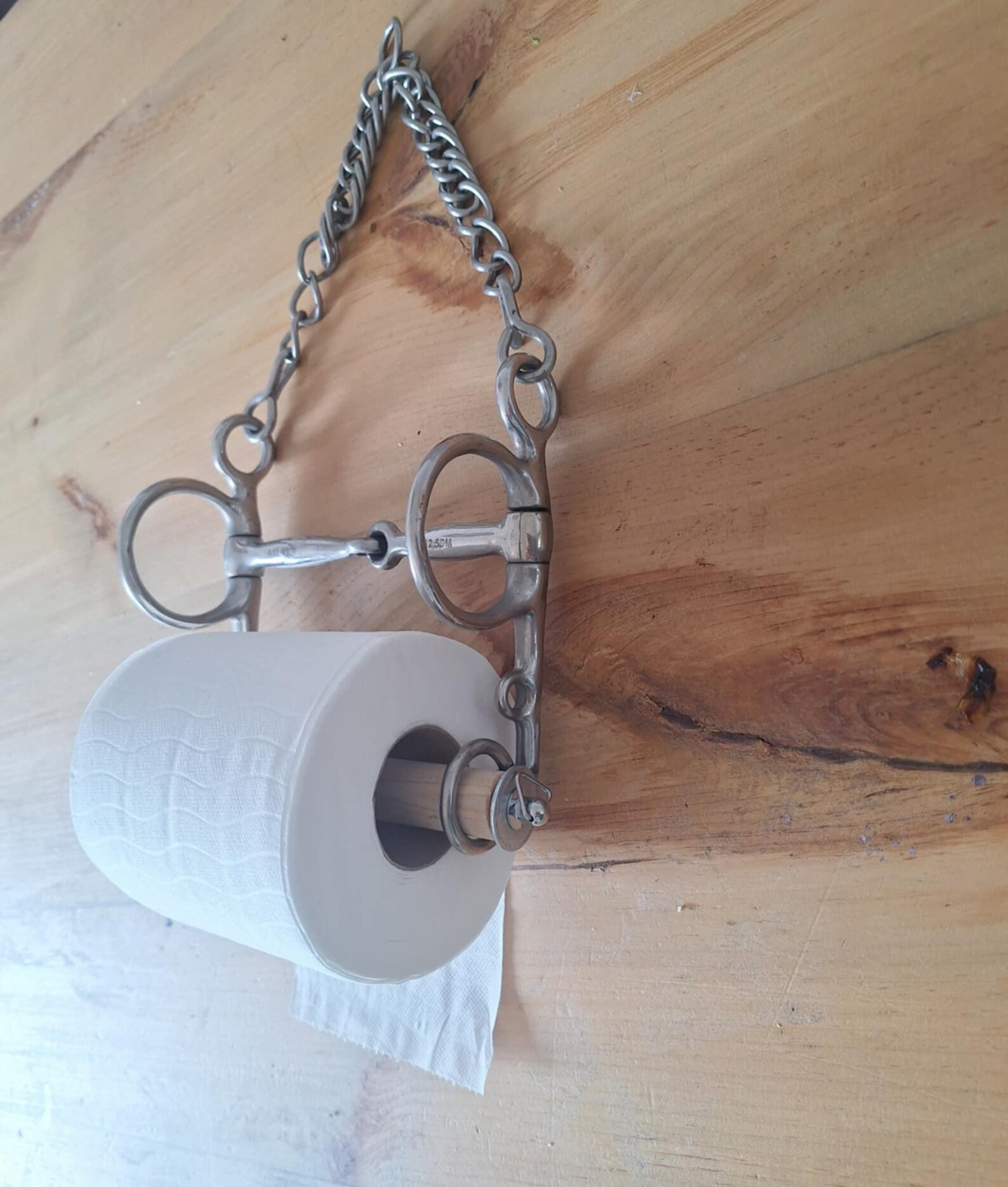 Horse Bit Toilet Paper Holder - Jointed Pelham Bit - Etsy