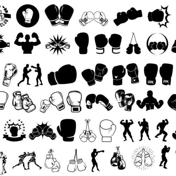 Boxer Svg File - Etsy