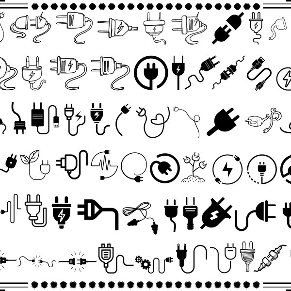 Electrical Cable Svg - Etsy UK