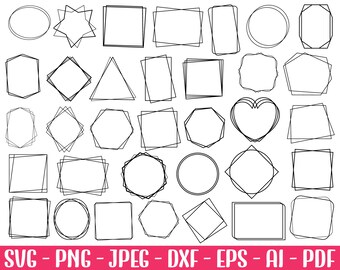 Split Square Svg - Etsy