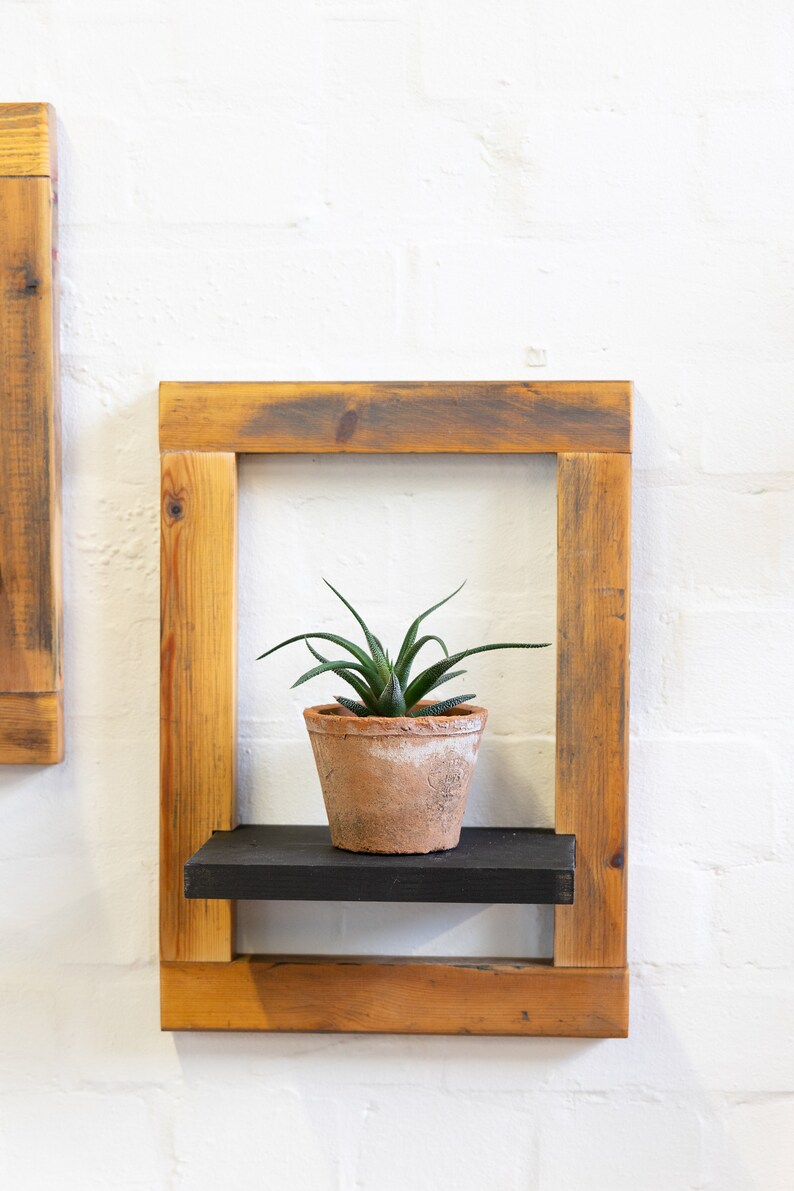 Rustic Plant Stand Display Frame Wabi Sabi Reclaimed Wood - Etsy