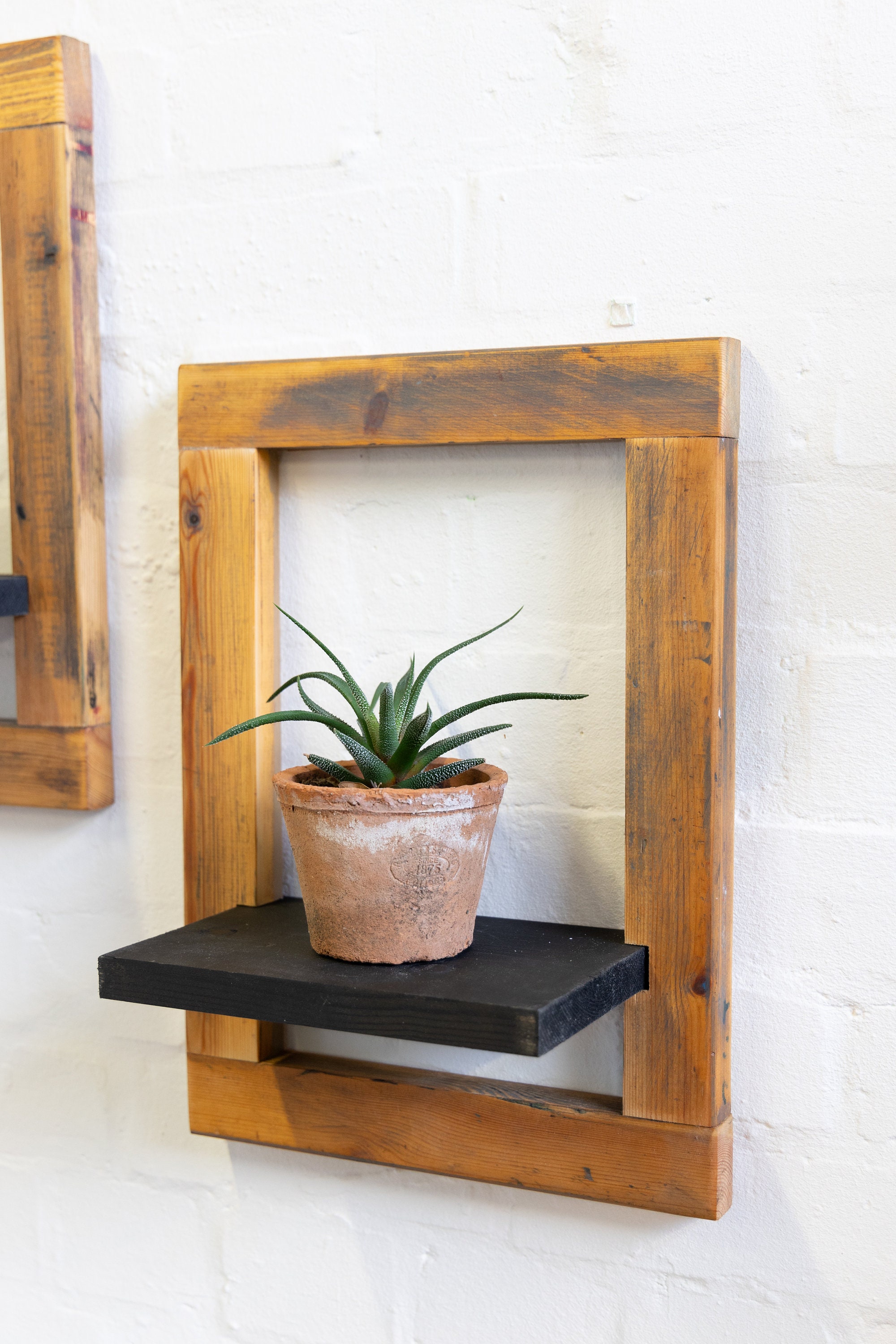 Rustic Plant Stand Display Frame Wabi Sabi Reclaimed Wood - Etsy
