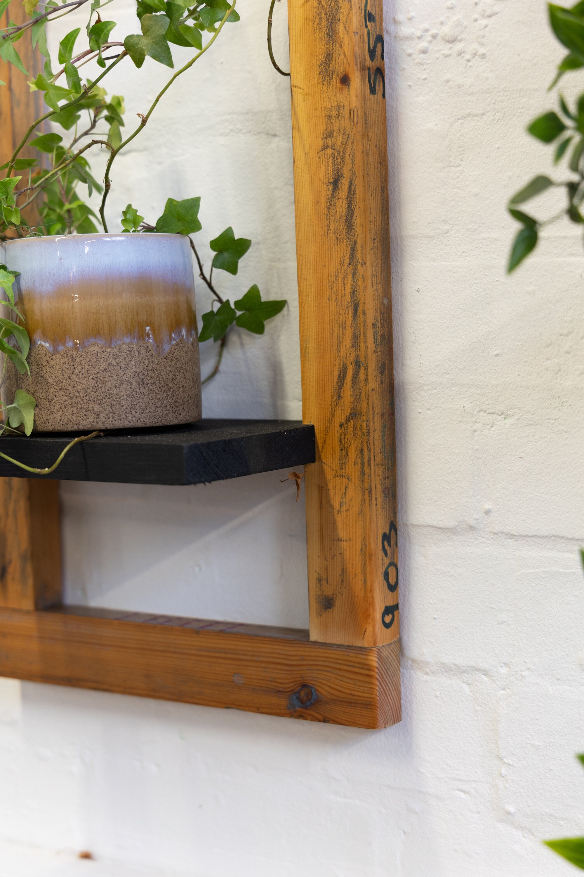 Rustic Plant Stand Display Frame Wabi Sabi Tall Reclaimed Wood - Etsy