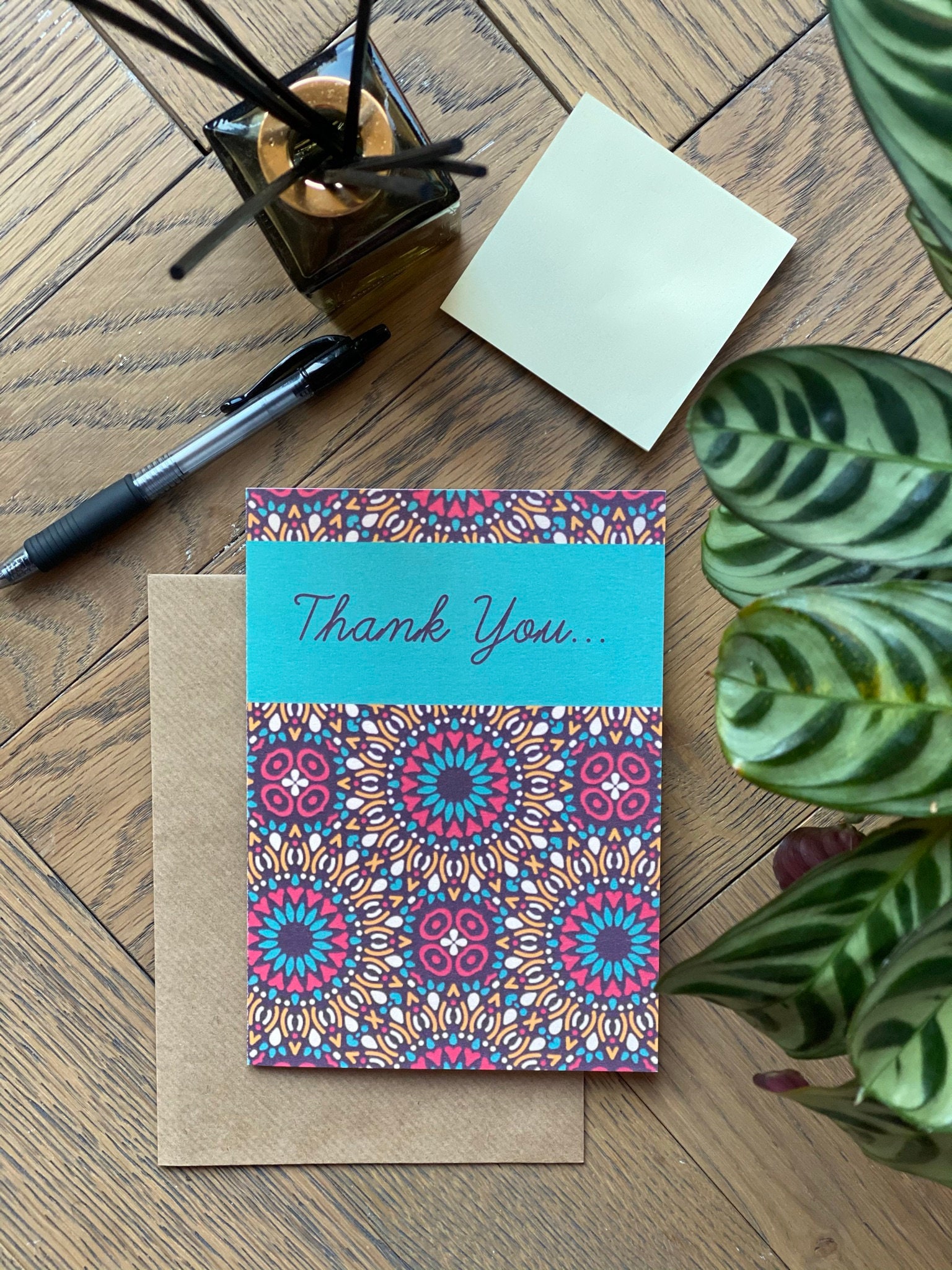 Ecofriendly African Thank You Card - Etsy