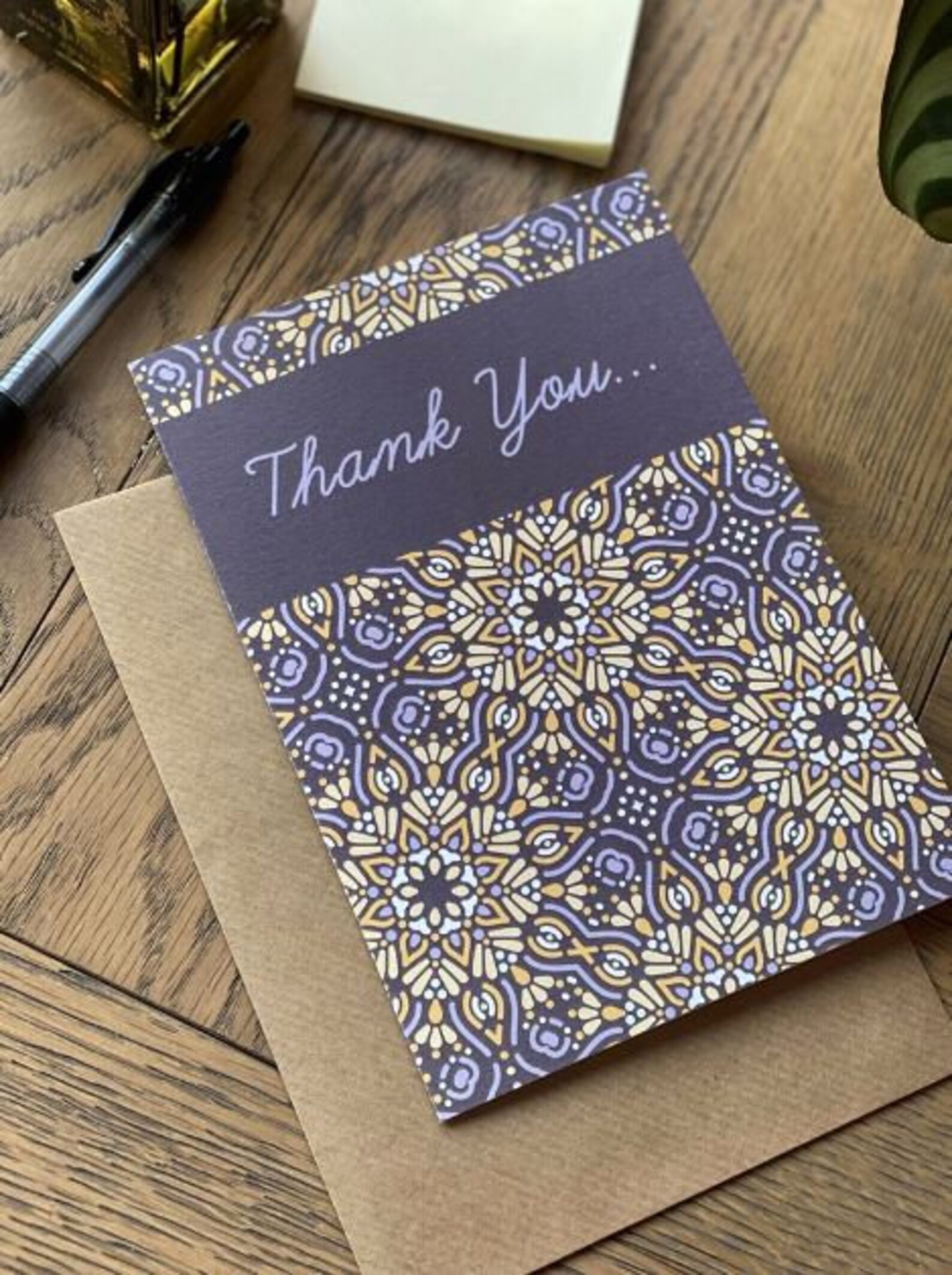 Ecofriendly African Thank You Card - Etsy