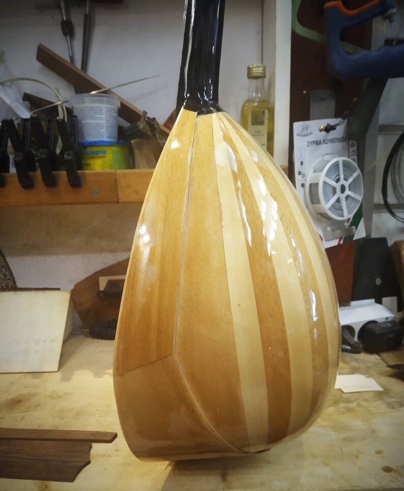 Traditional Mandolin Handmade With Round Body. - Etsy