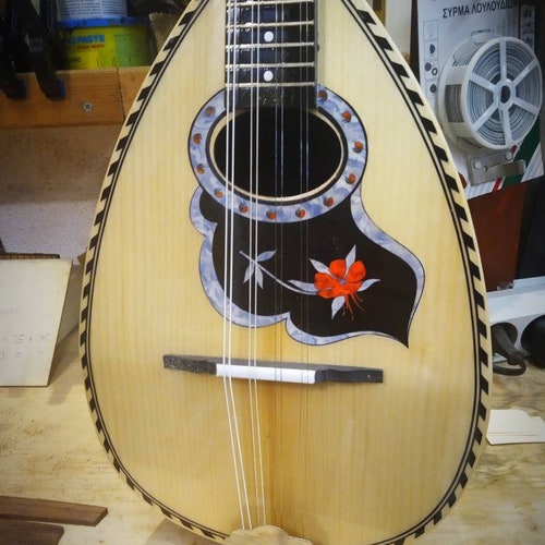 Classic Mandolin Handmade Traditional Greek Round Back - Etsy