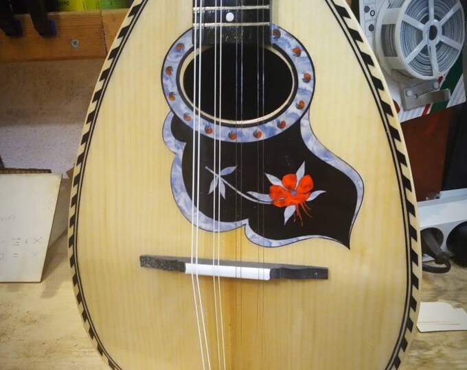 Traditional Mandolin Handmade With Round Body. - Etsy