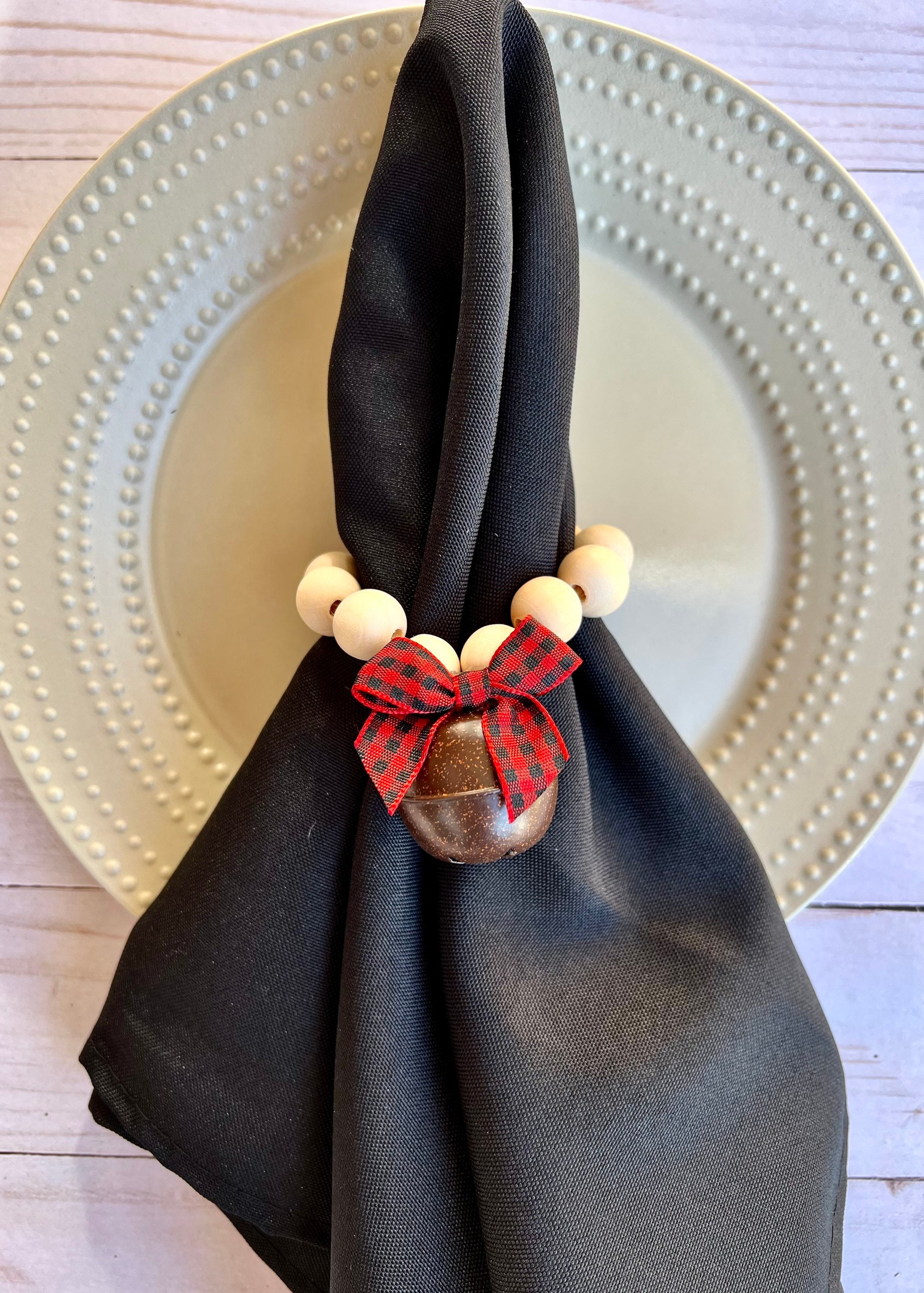 Jingle Bell Napkin Ring - Etsy