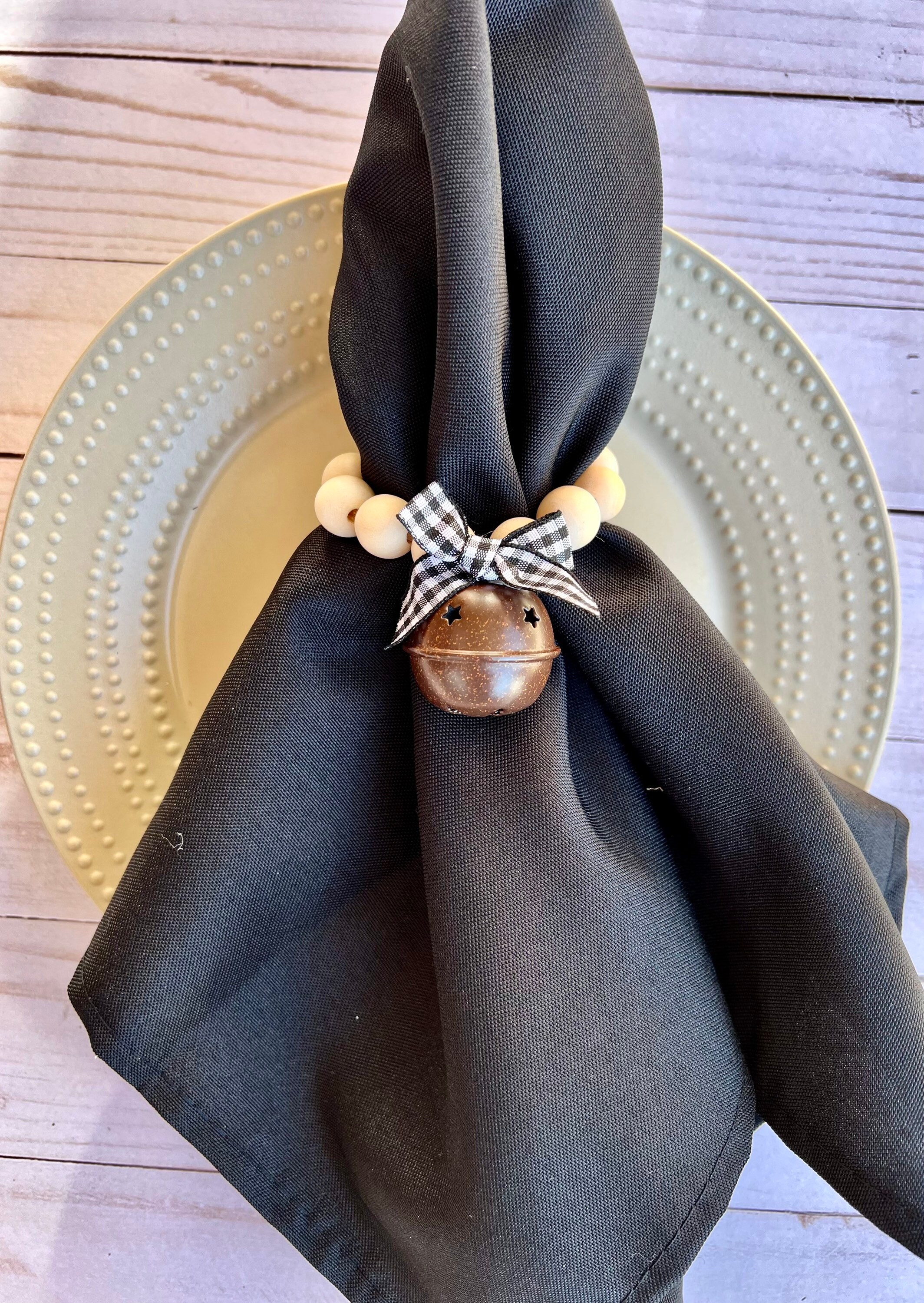 Jingle Bell Napkin Ring - Etsy