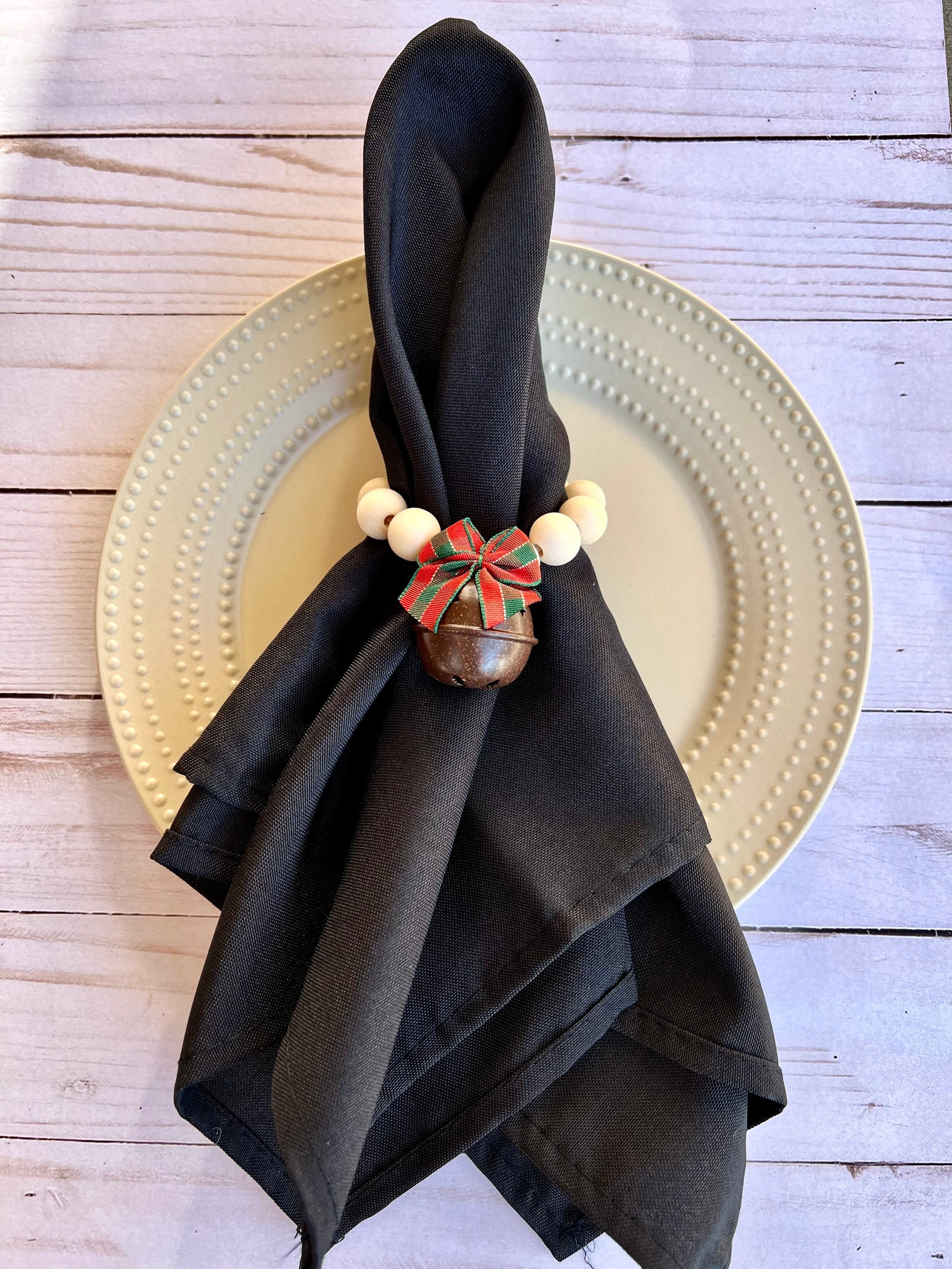Jingle Bell Napkin Ring - Etsy