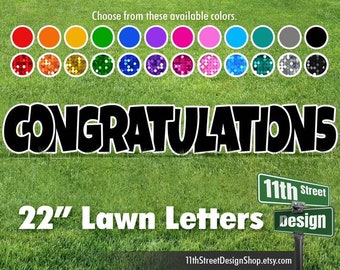Congratulations Yard Sign | Etsy