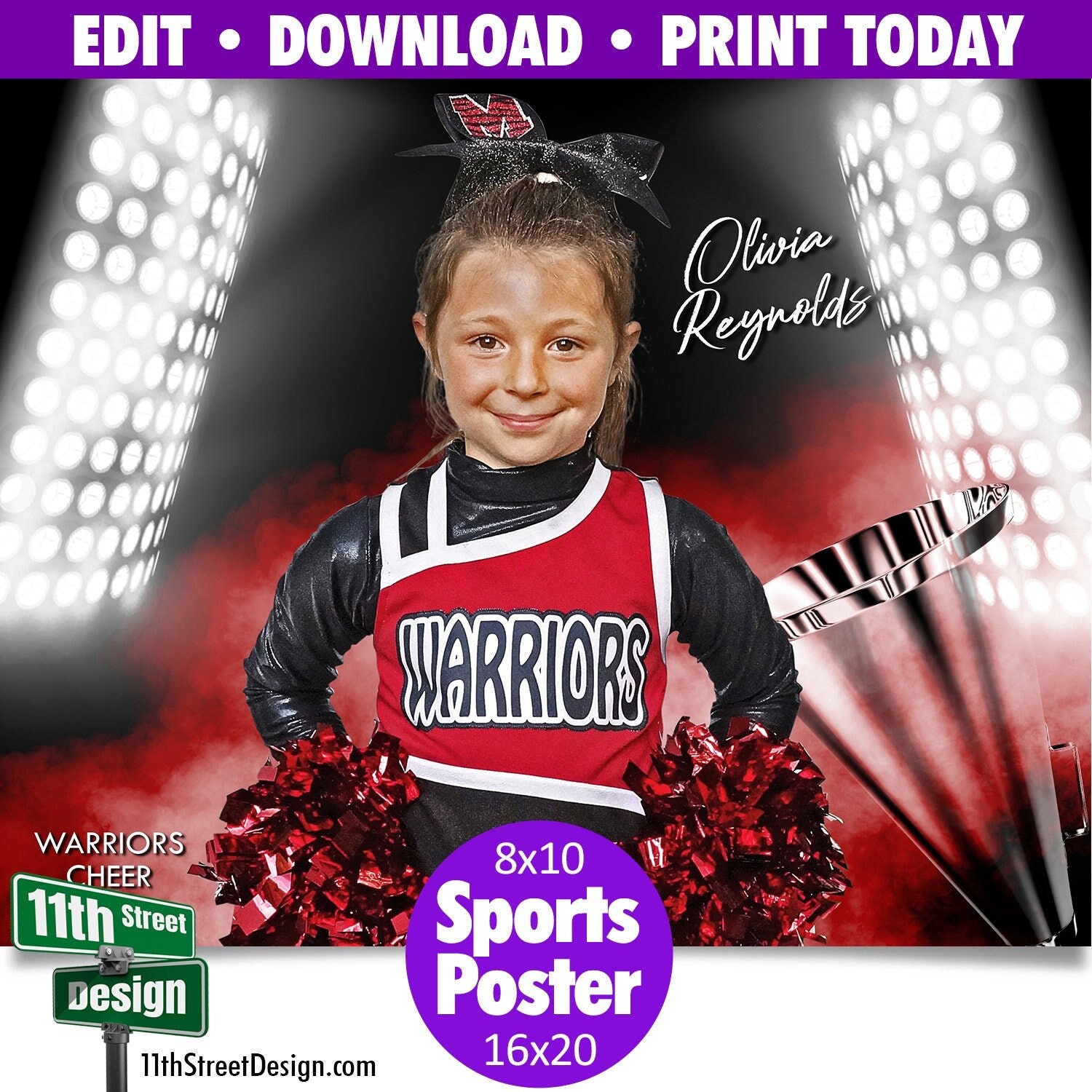 Cheer Poster Ideas Football