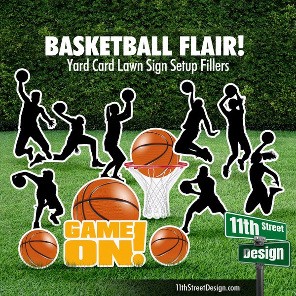 Basketball Senior Yard Signs - Etsy