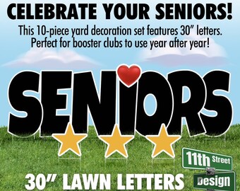 Senior Night Letters - Etsy