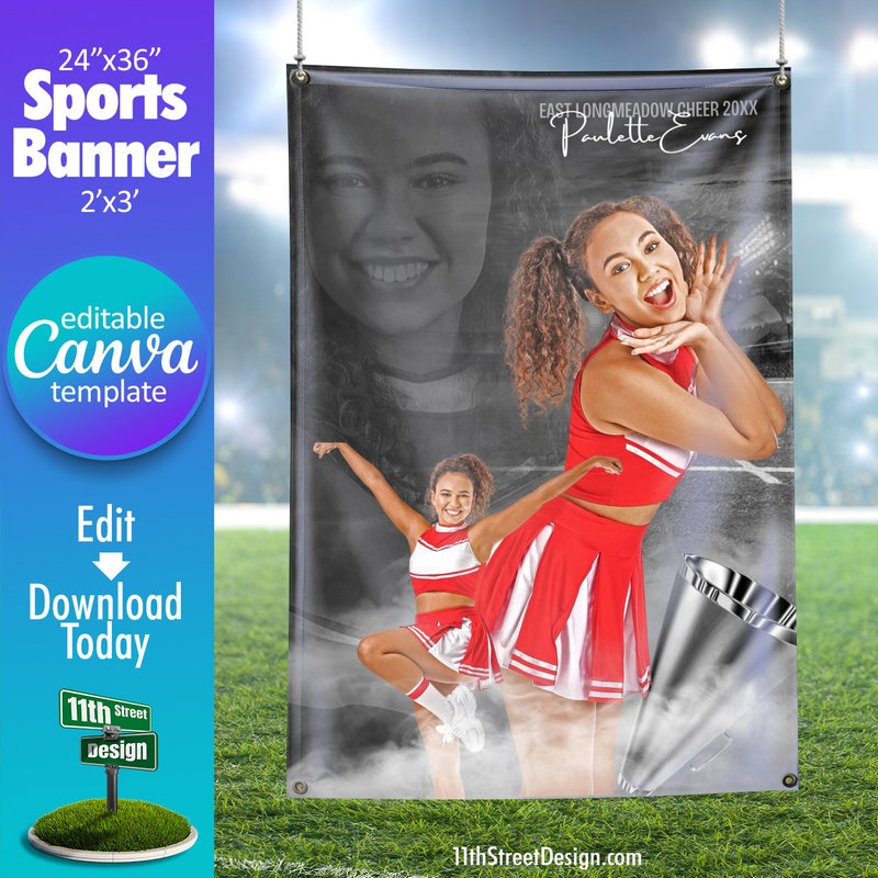 Cheer Banner - Etsy