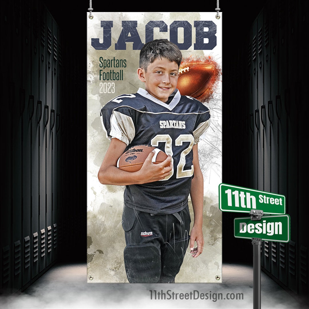 Custom Printed Vinyl Football Sports Banner Perfect for - Etsy