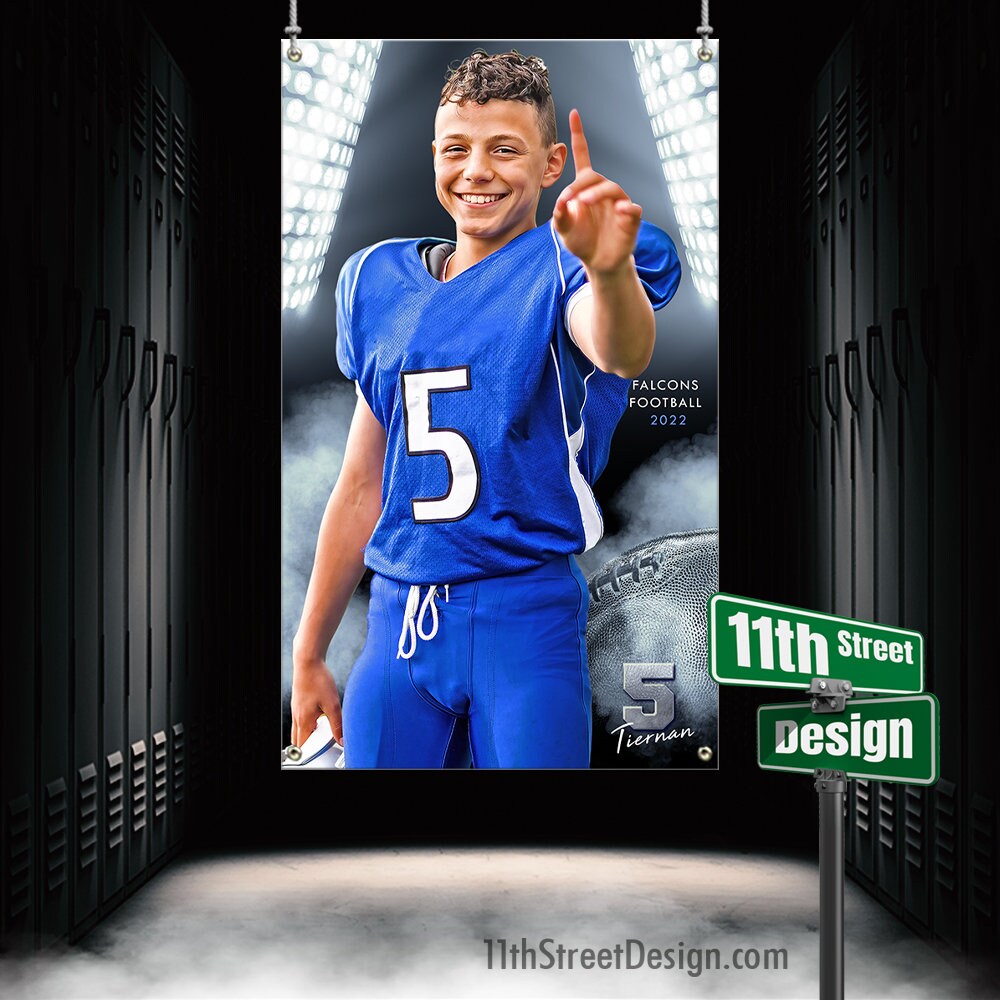 Custom Printed Vinyl Football Banner Perfect for Homecoming - Etsy