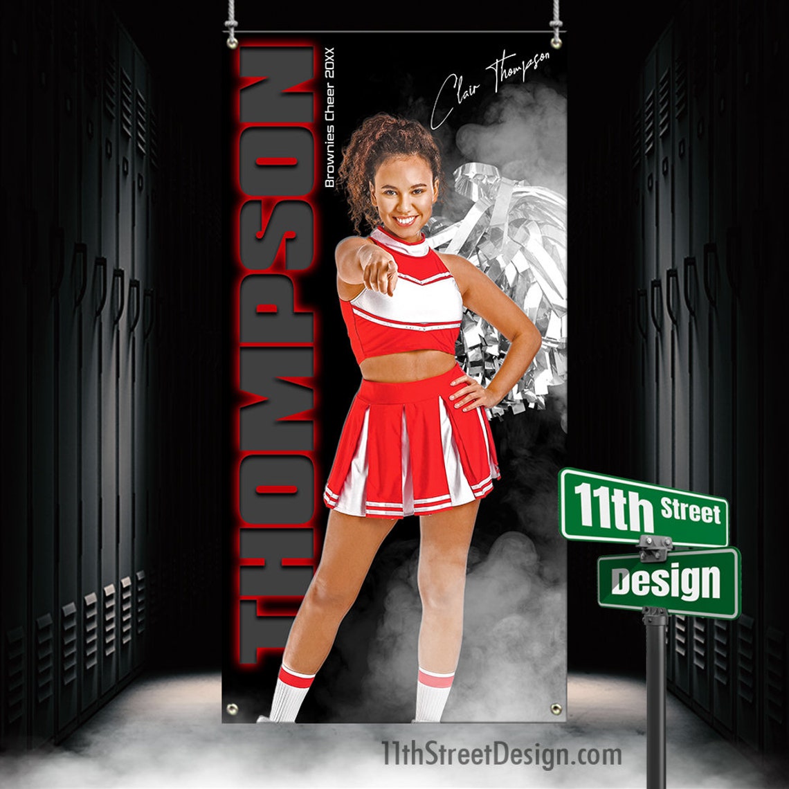 Custom Sports Banner From the Shadows Cheer - Etsy
