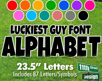 Letter Yard Sign - Etsy