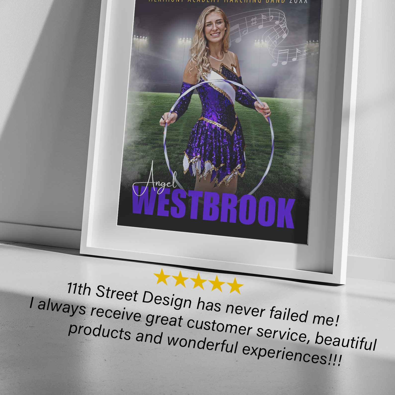Marching Band Poster Canva Template, Design Your Own Custom Senior ...