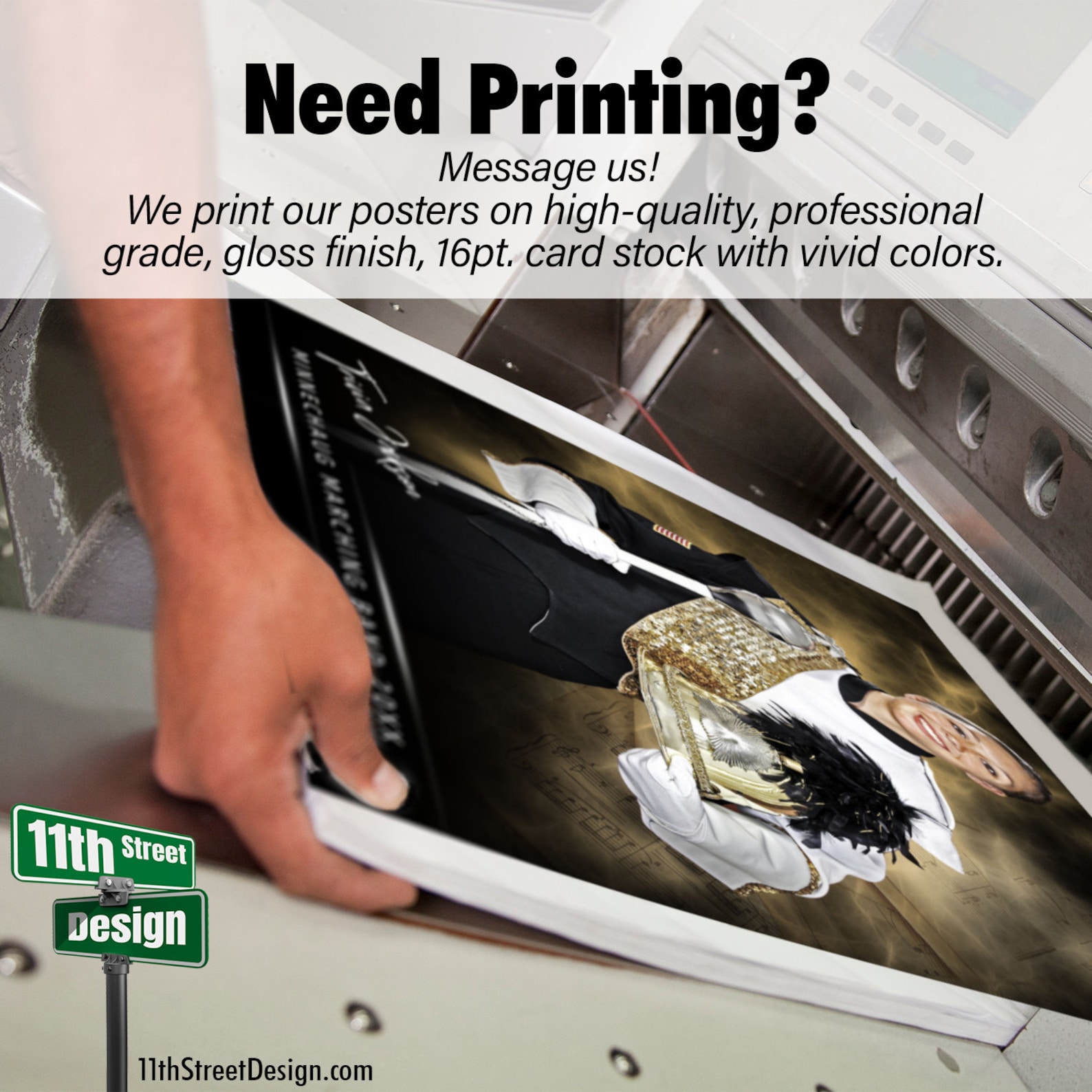 Marching Band Poster Canva Template, Design Your Own Custom Senior ...