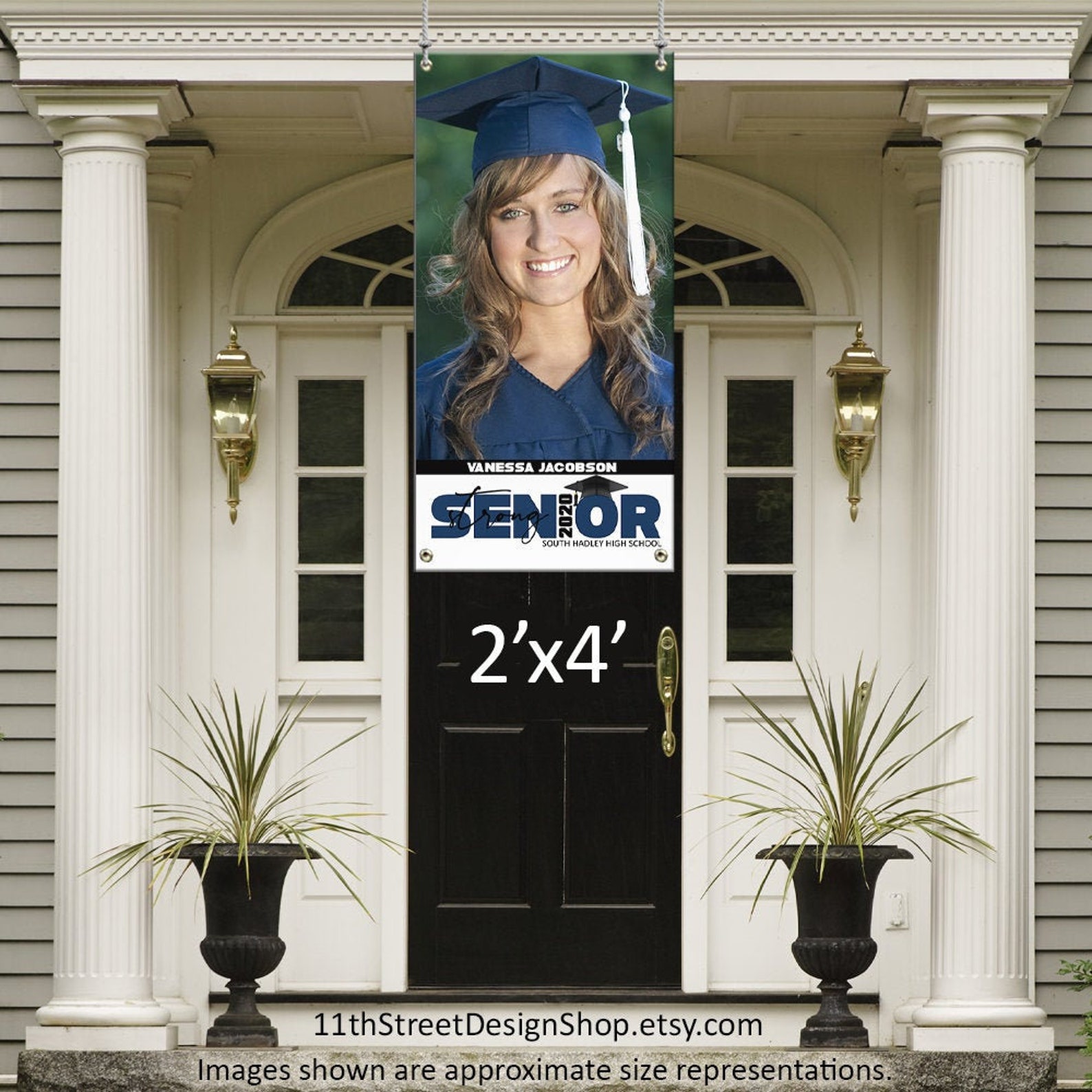 Graduation Door Banner Photo Banner Class of 2020 Senior | Etsy